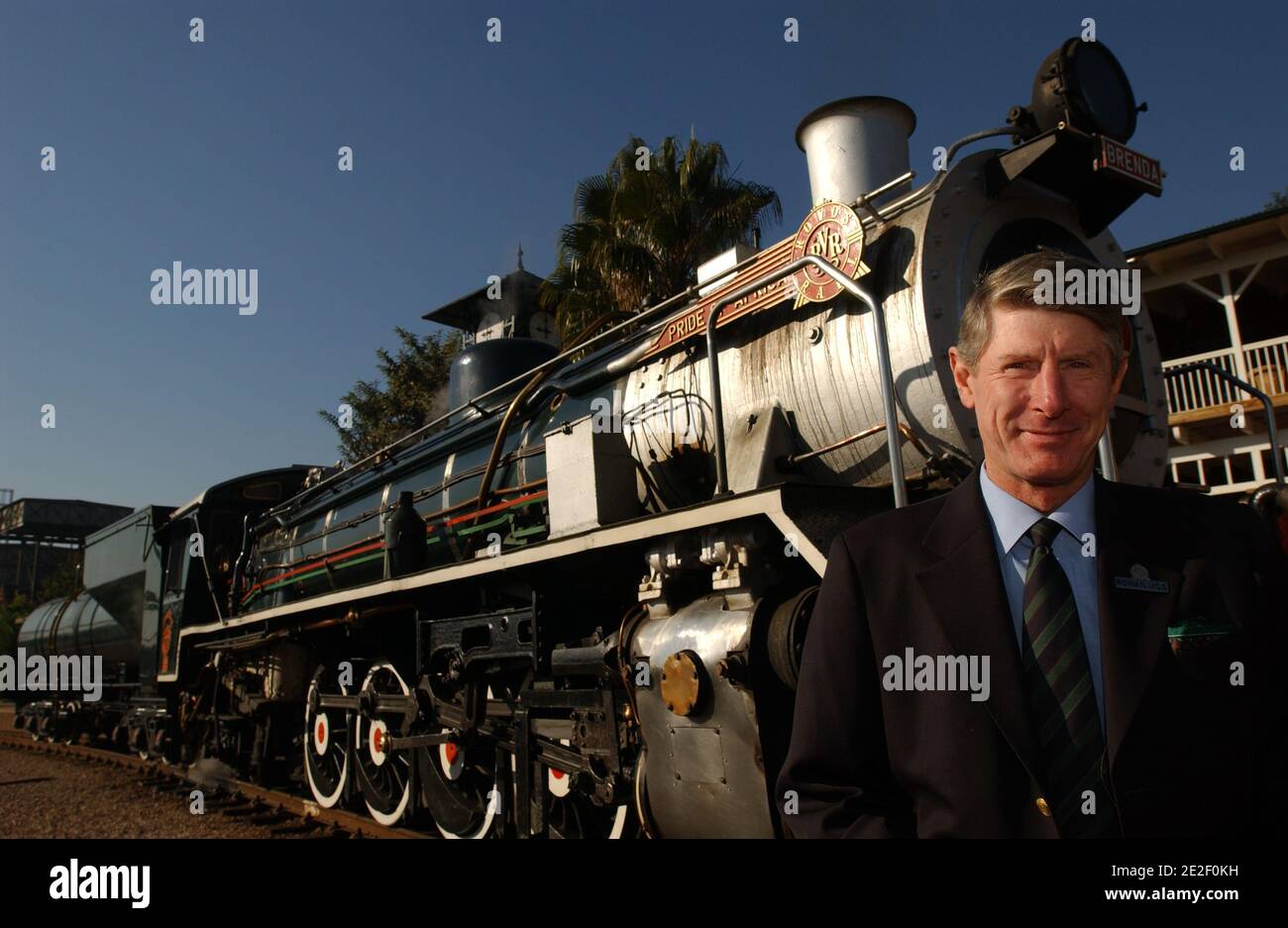 Rovos Rail's owner Mr Rohan Vos.The Rovos train nicknamed "The Pride of ...