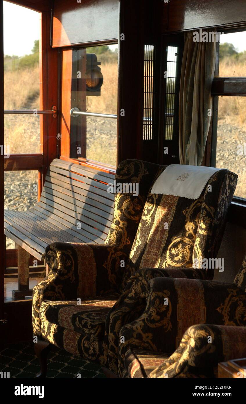 Inside the Rovos train nicknamed "The Pride of Africa" is regarded as ...