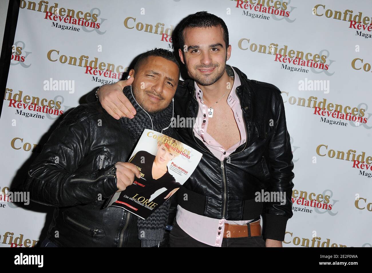 Kamel and Benjamin Kalifa (Les Anges de la Tele Realite 3) during a ...