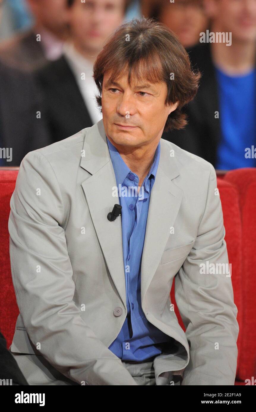 Didier Terron at the taping of Vivement Dimanche on November 15, 2011 ...