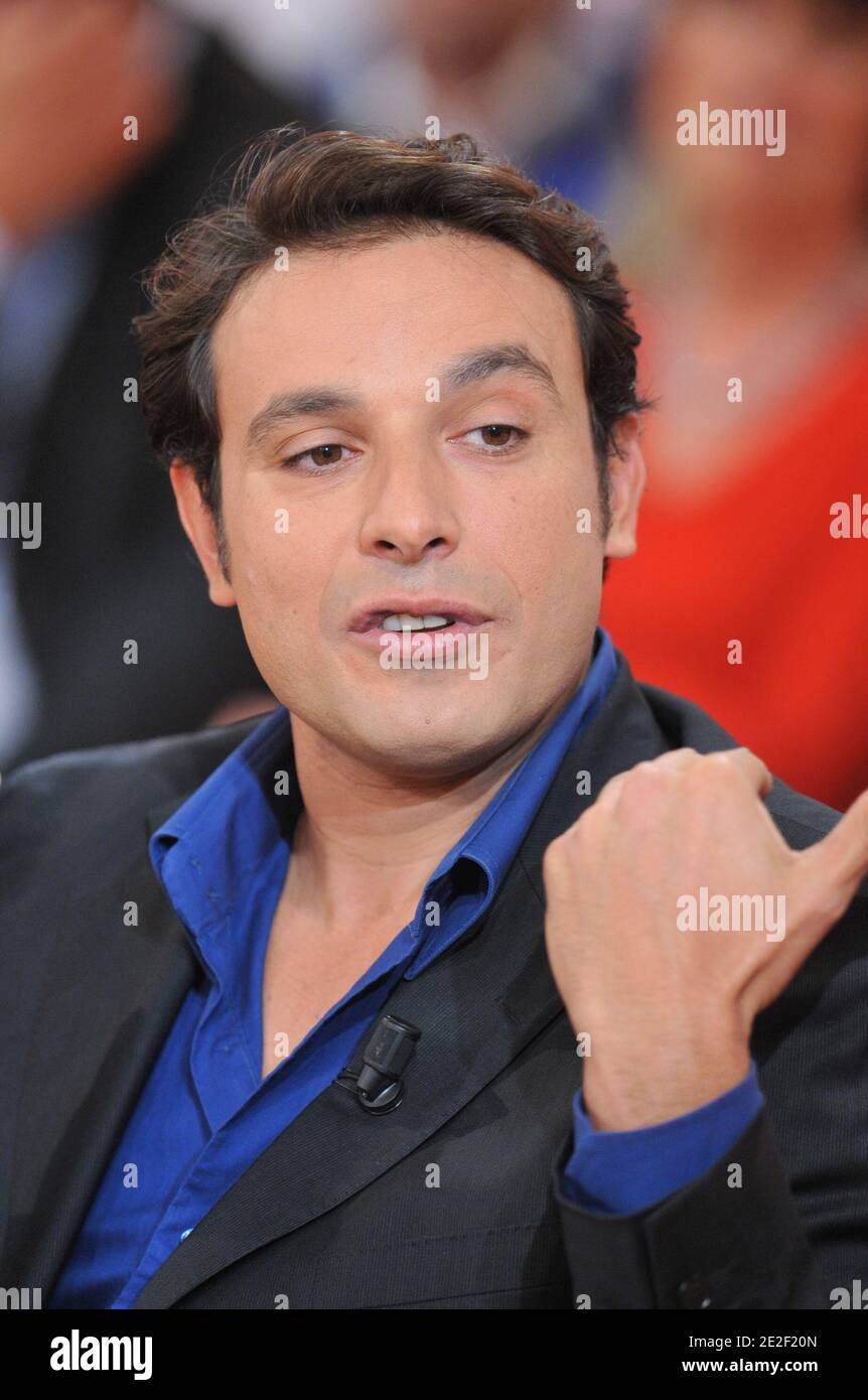 Bruno Salomone at the taping of Vivement Dimanche on November 9, 2011 ...