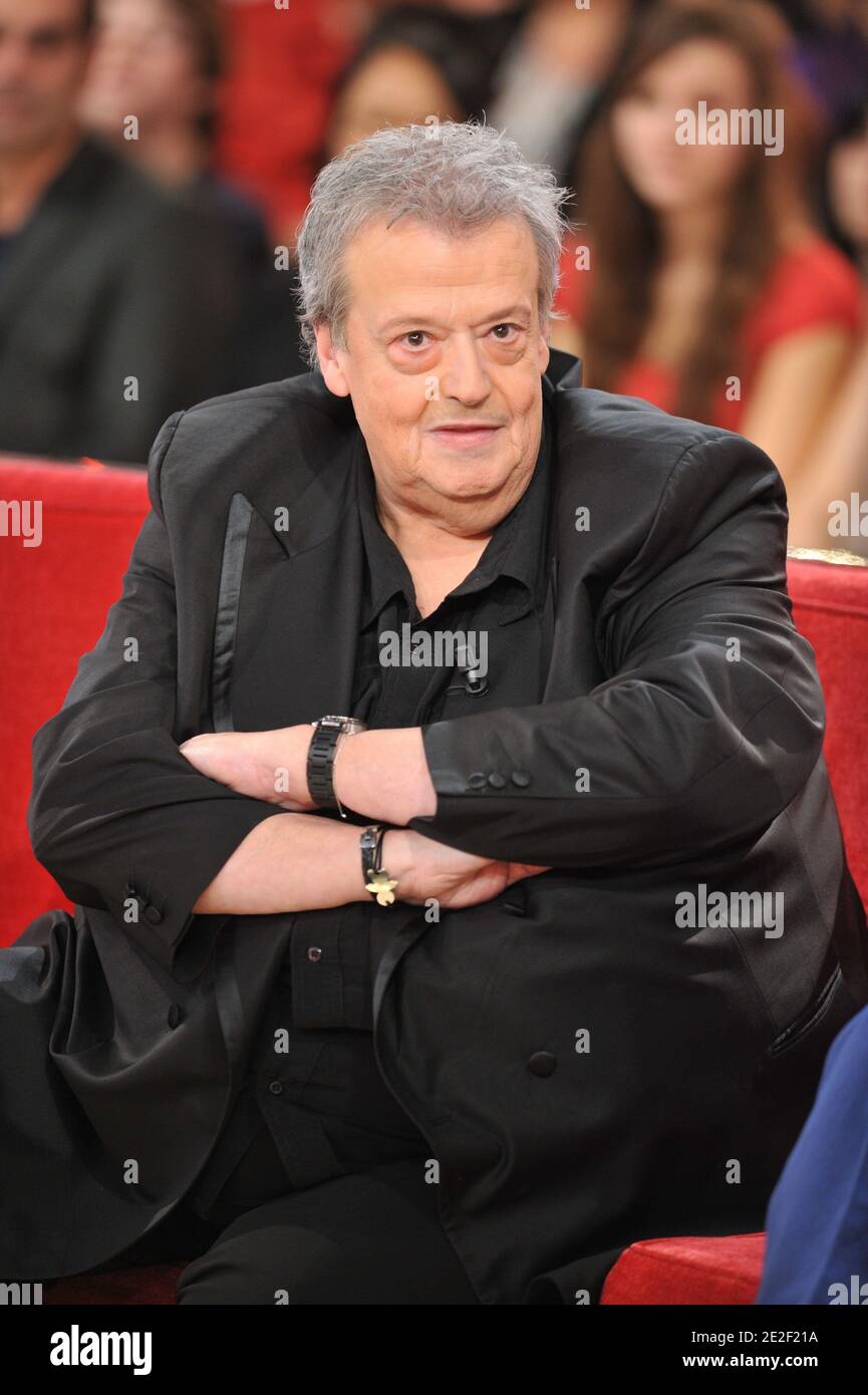 Guy Carlier at the taping of Vivement Dimanche on October 26, 2011 in ...