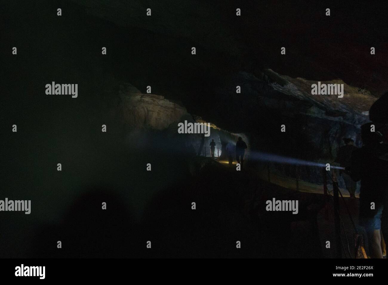 Flashlight dark cave hi-res stock photography and images - Alamy