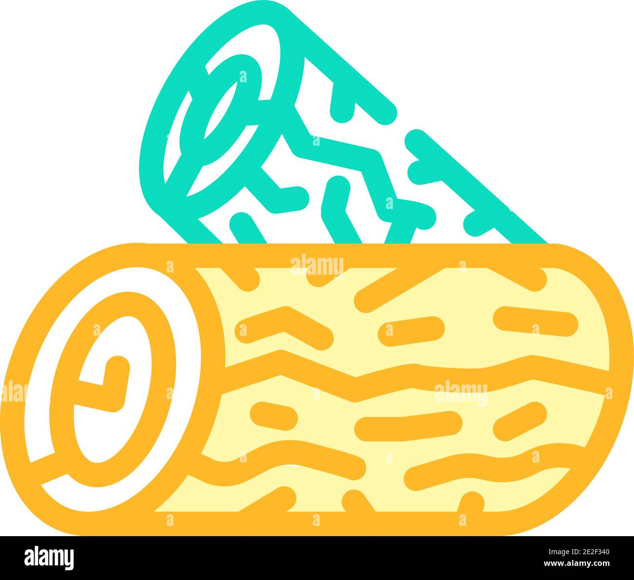 firewood timber color icon vector illustration color Stock Vector Image ...