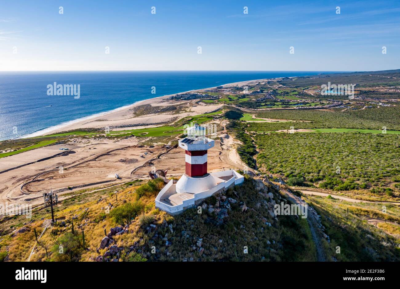 Cabo San Lucas, Mexico Lighthouse Landscape Stock Photo - Alamy