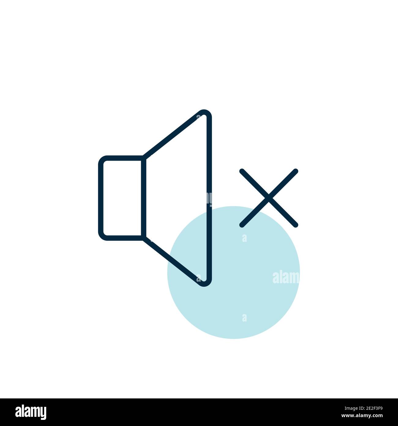 Sound on off vector icon. Volume. Mute button. Graph symbol for music ...