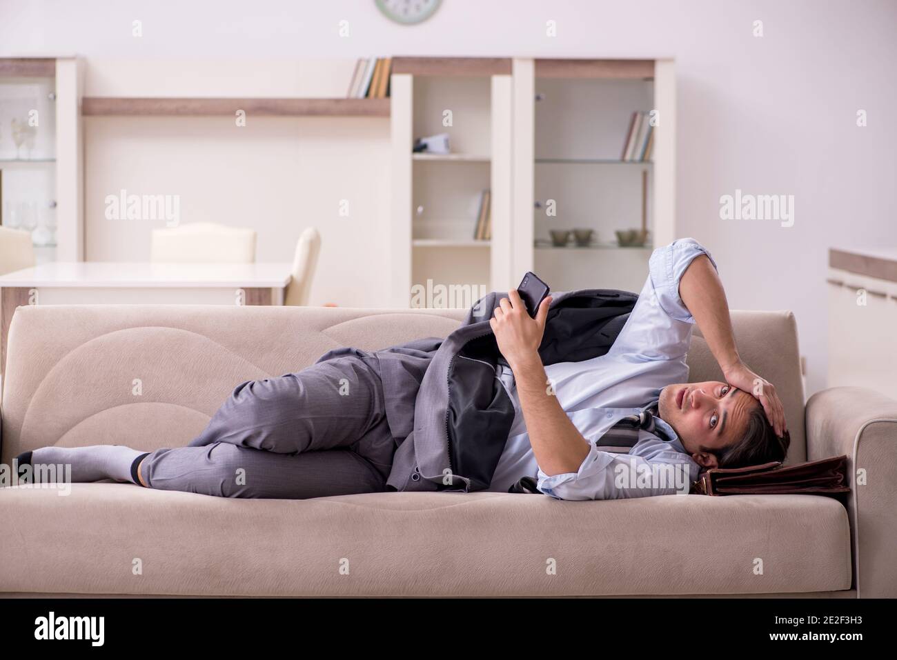 Man coming home late hi-res stock photography and images - Alamy