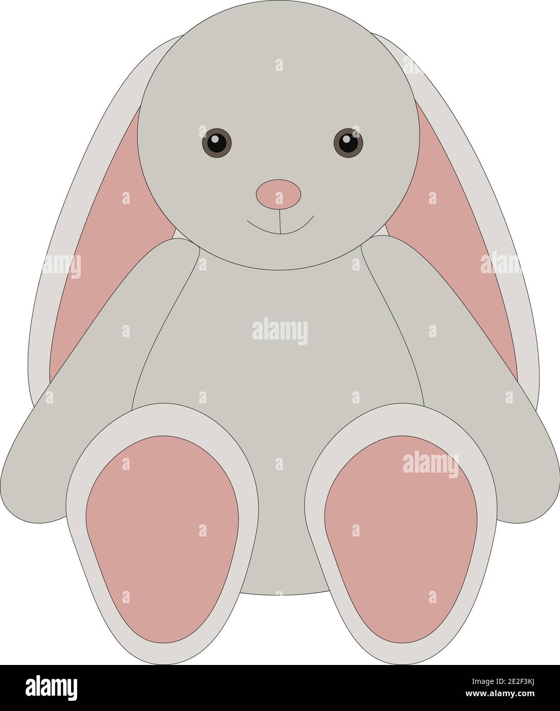 Bunny with long ears Stock Vector Image & Art - Alamy