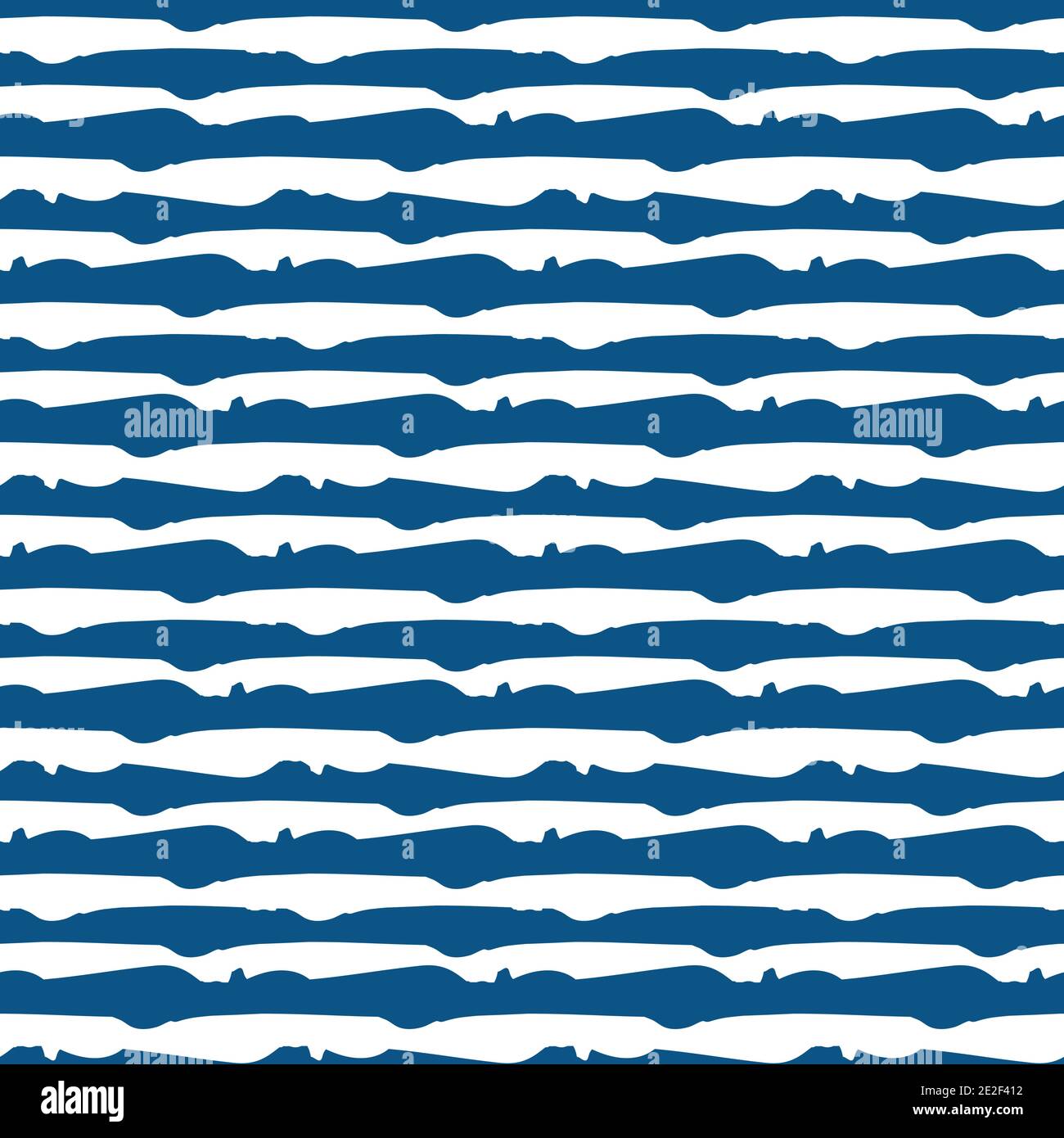 Vector painterly striped seamless pattern background. Horizontal ...