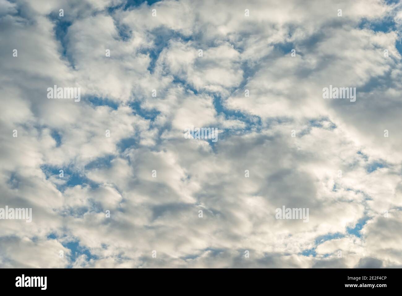 Different shapes of clouds in the sky Stock Photo - Alamy