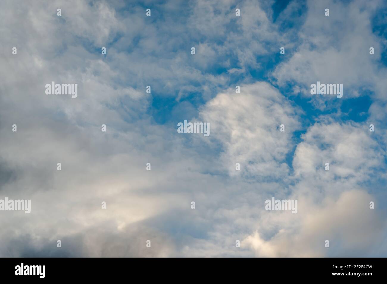 Different shapes of clouds in the sky Stock Photo - Alamy