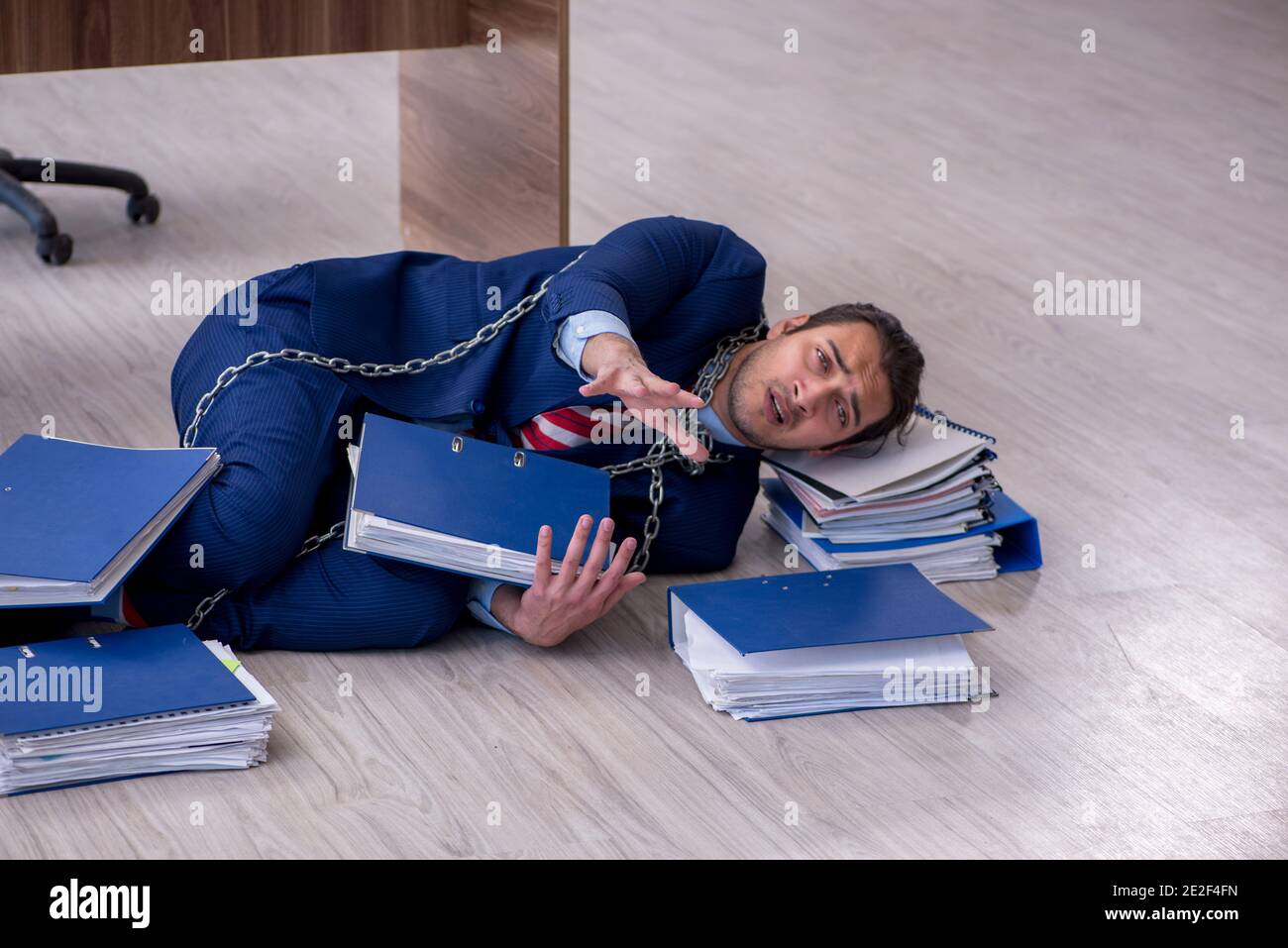 Man chained floor hi-res stock photography and images - Alamy