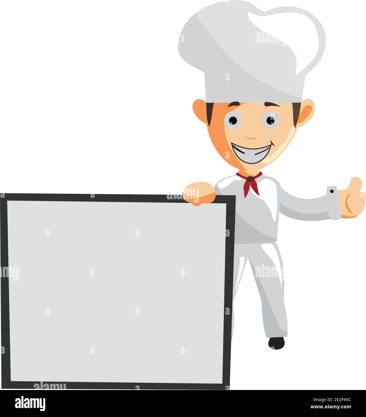 Chef character creation Illustration Template Pose Stock Vector Image ...