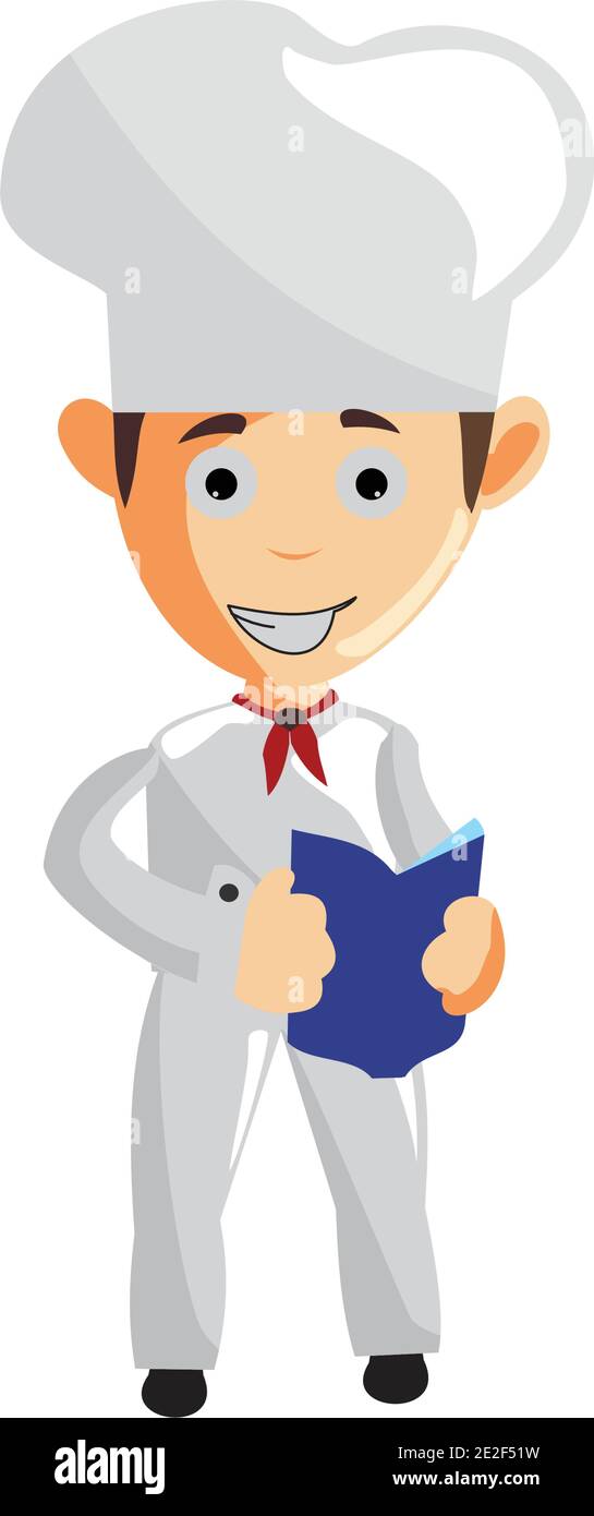 Chef character creation Illustration Template Pose Stock Vector Image ...