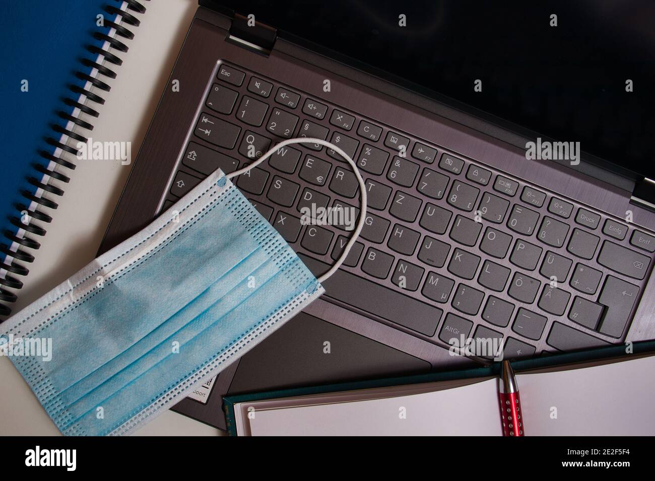 Overhead shot protective mask hi-res stock photography and images - Alamy