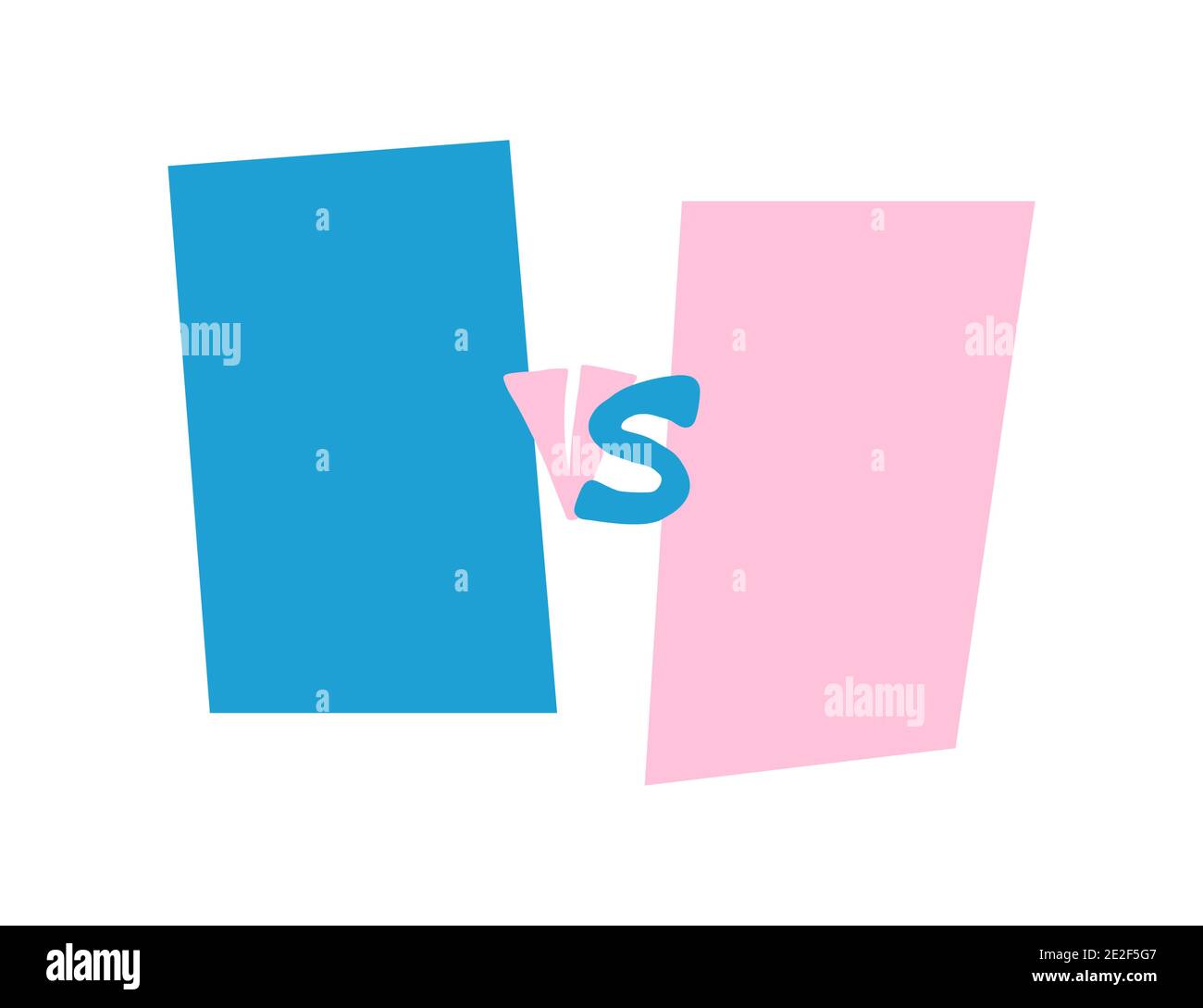 Versus screen. VS sign with copy space. Stylized versus word with copy ...