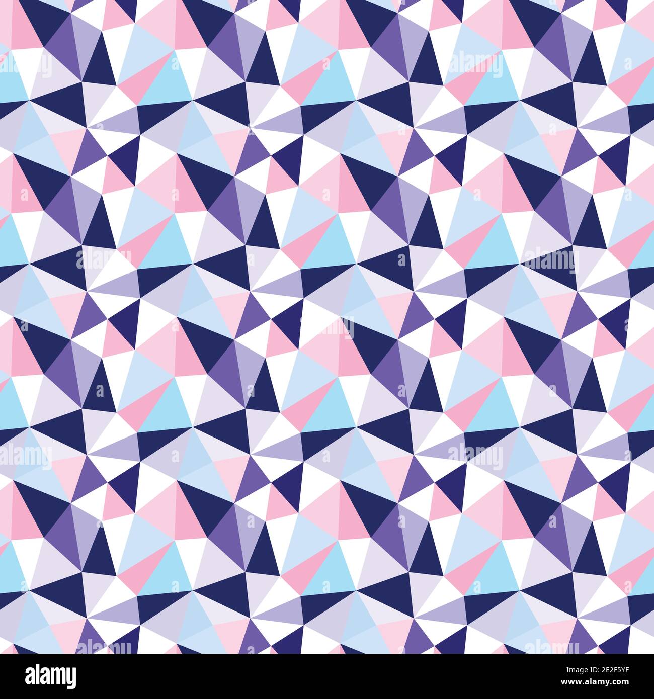 Geometric low poly graphic repeat pattern made out of triangular facets. Vector pattern Stock ...