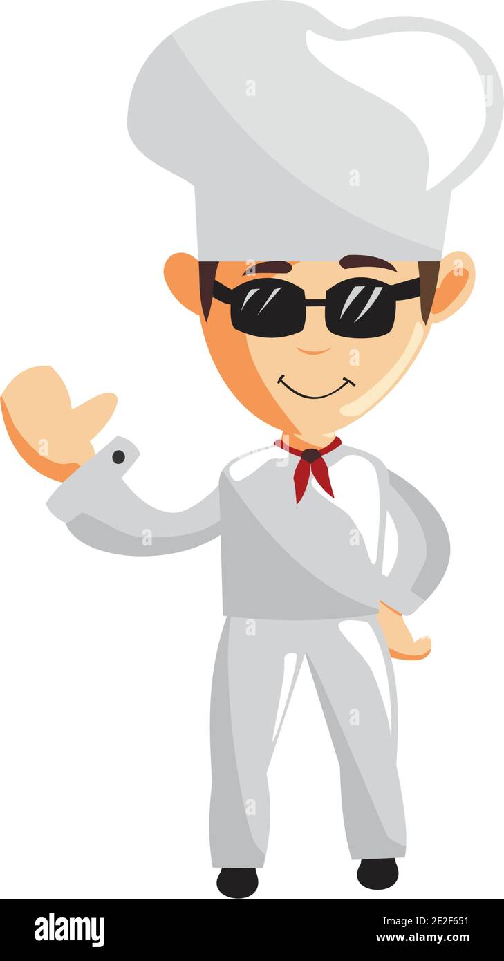 Chef character creation Illustration Template Pose Stock Vector Image ...