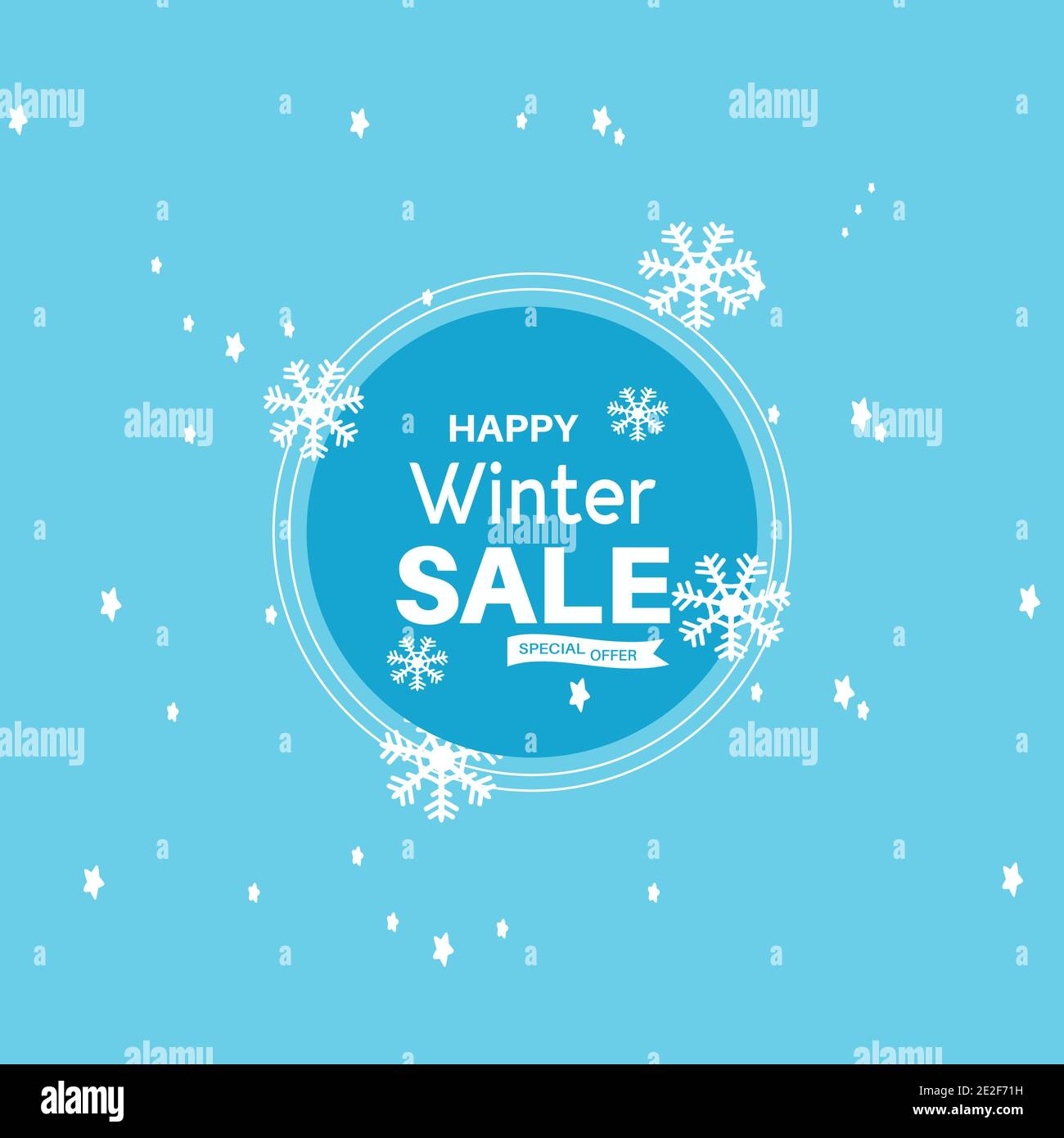 Winter holiday seasonal discount Stock Vector Images - Alamy