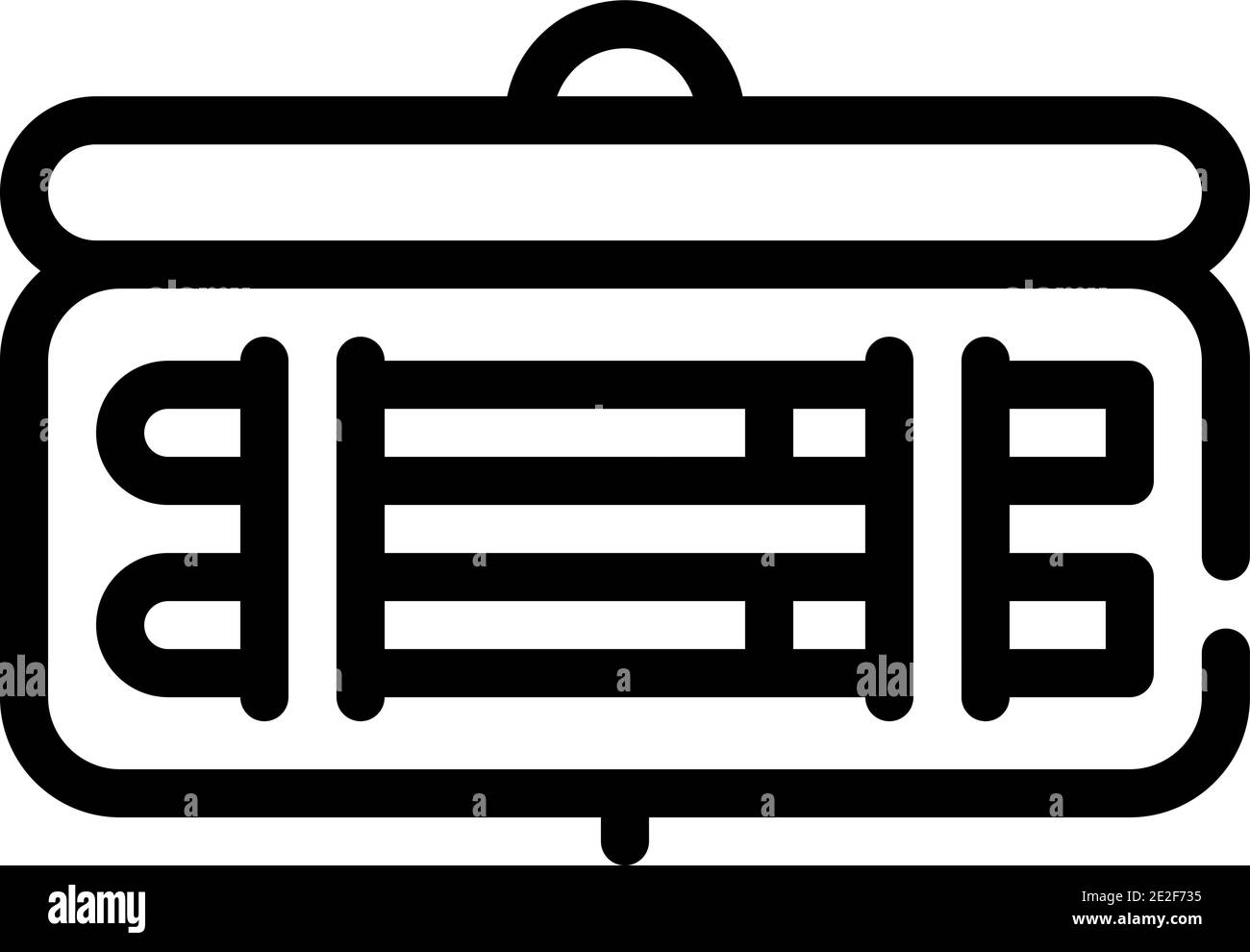 insulin injection set box line icon vector illustration Stock Vector ...