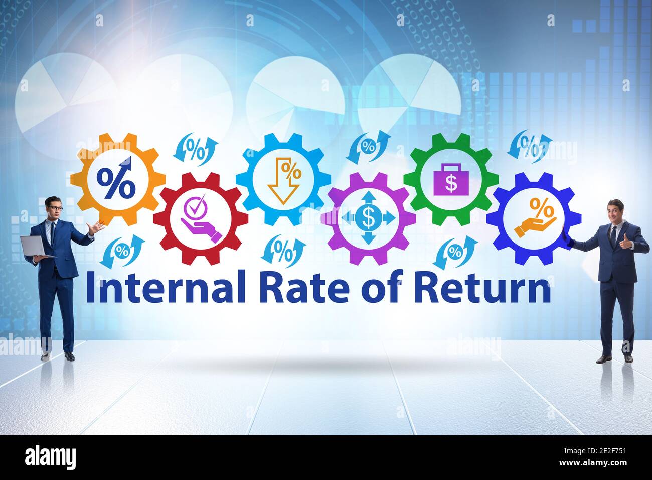 Concept of IRR - Internal Rate of Return in evaluation Stock Photo - Alamy