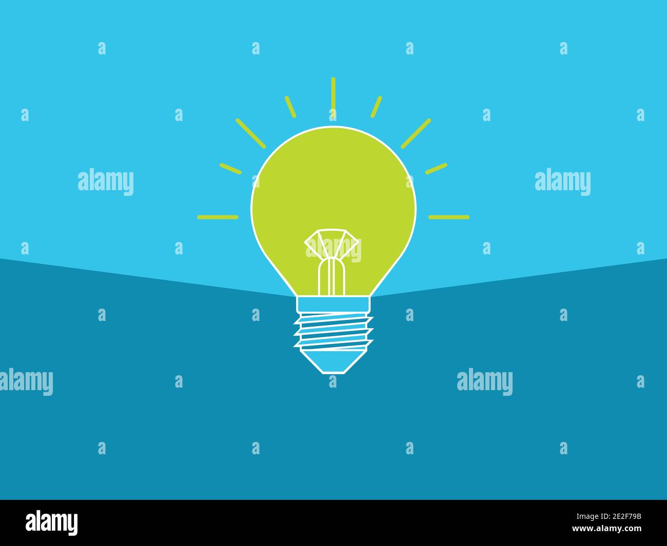 Symbol of bright ideas Stock Vector Images - Alamy