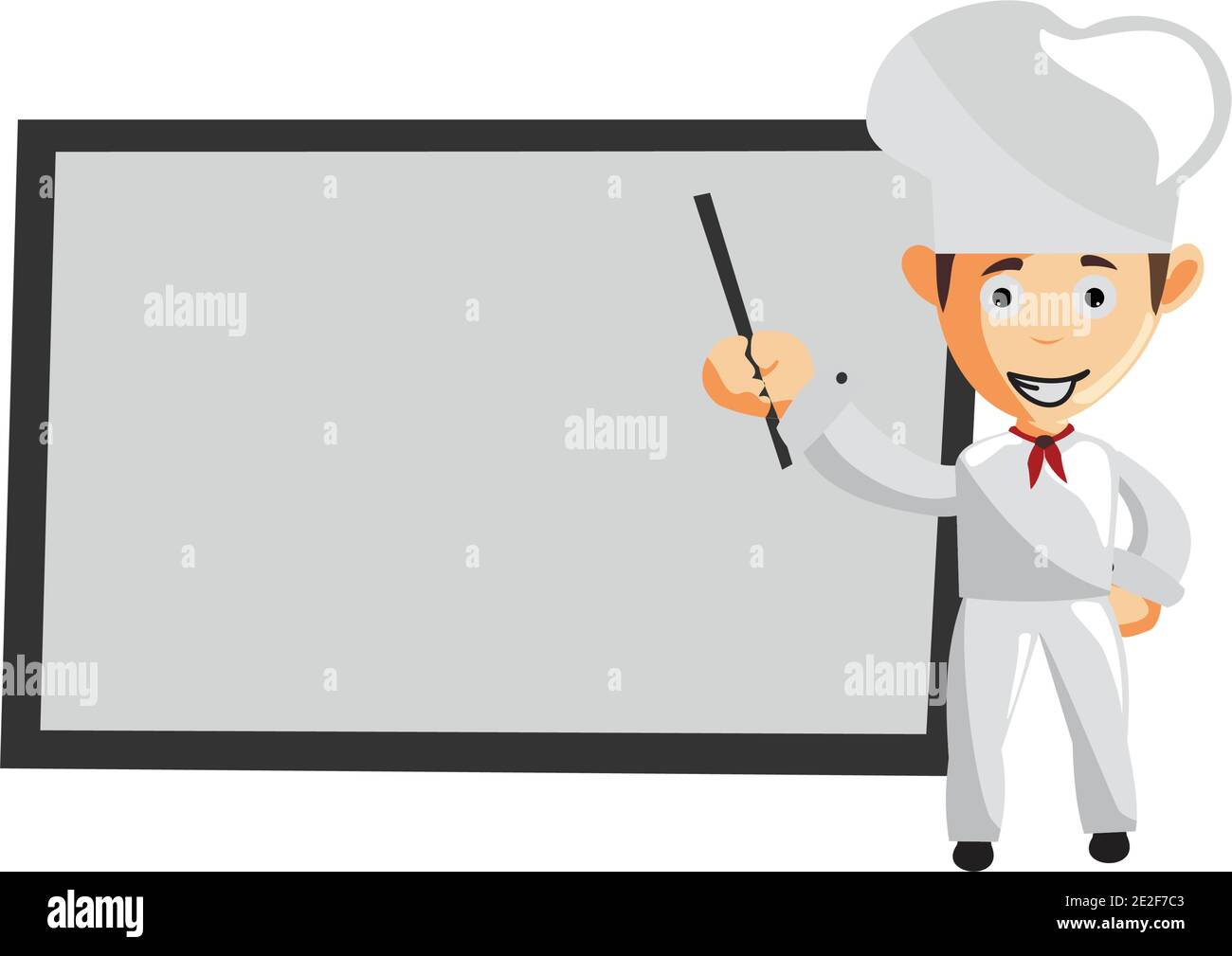 Chef character creation Illustration Template Pose Stock Vector Image ...