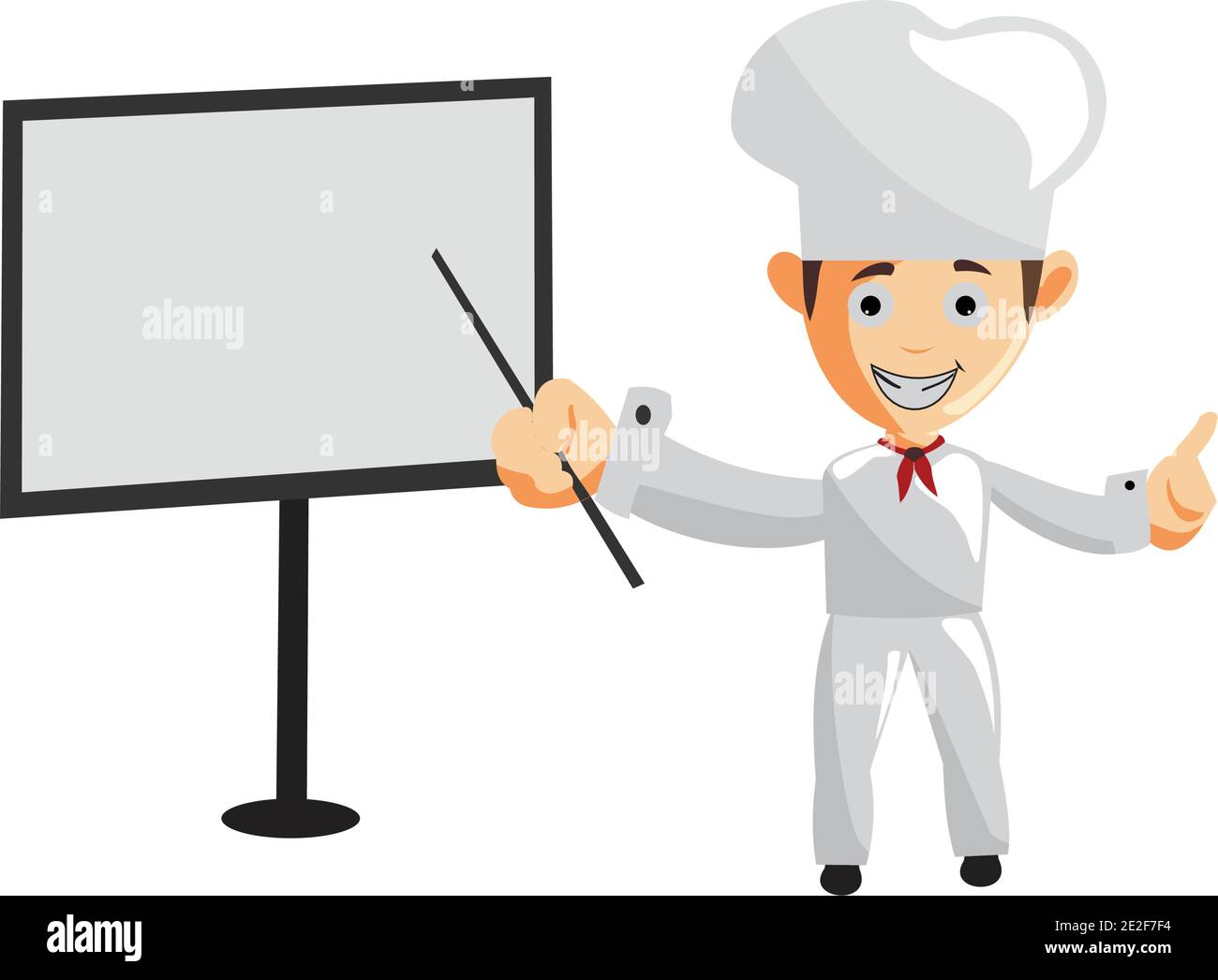 Chef character creation Illustration Template Pose Stock Vector Image ...
