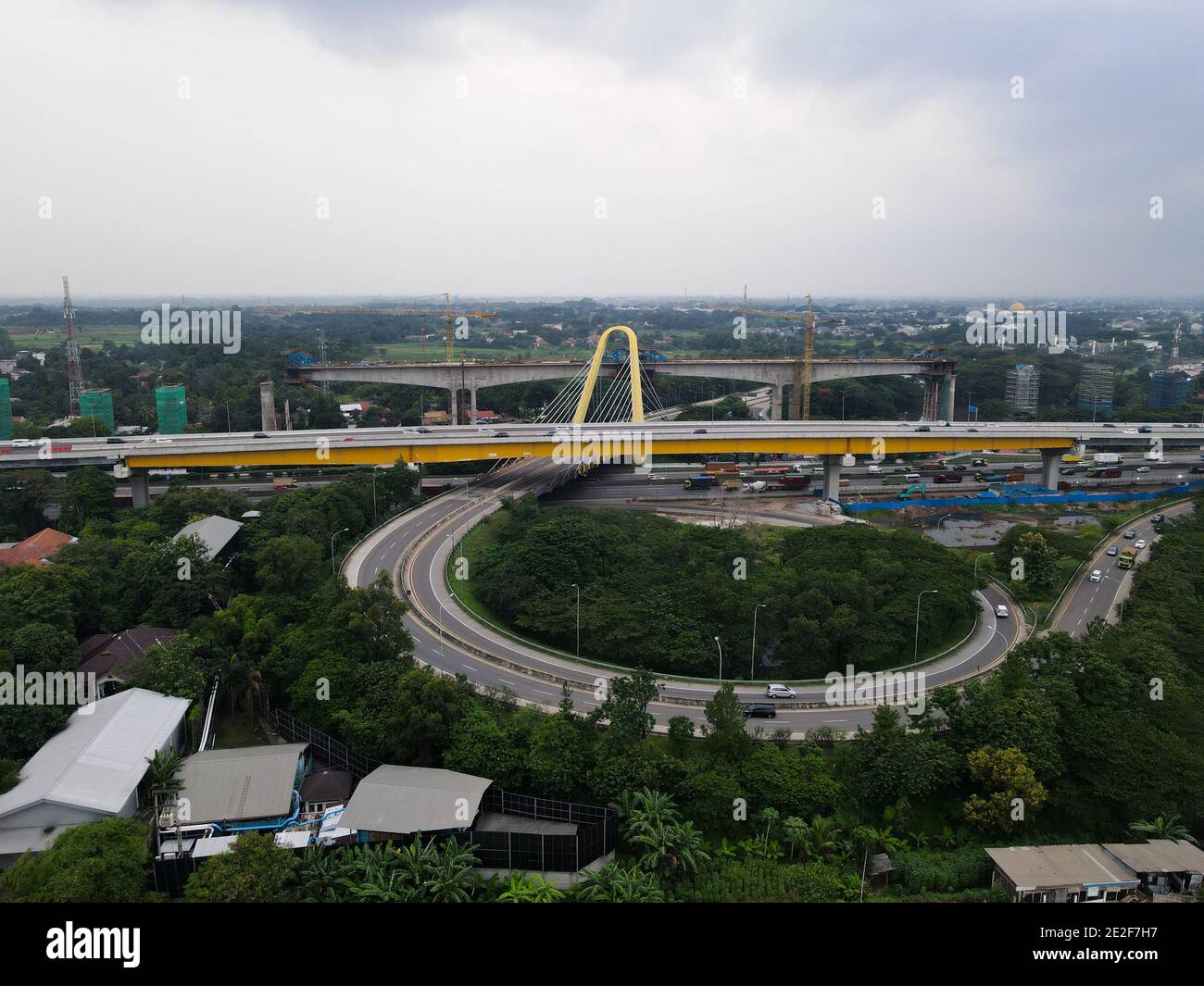 Aerial view of bekasi city hi-res stock photography and images - Alamy
