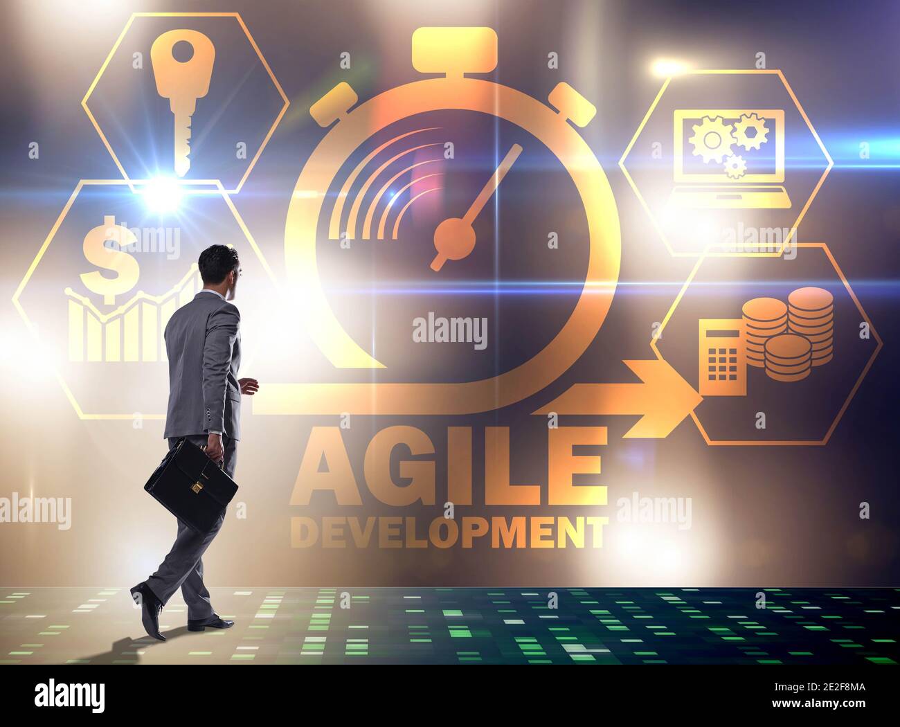 The concept of agile software development Stock Photo - Alamy