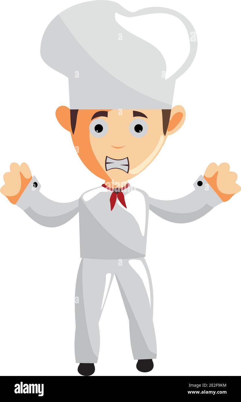 Chef character creation Illustration Template Pose Stock Vector Image ...