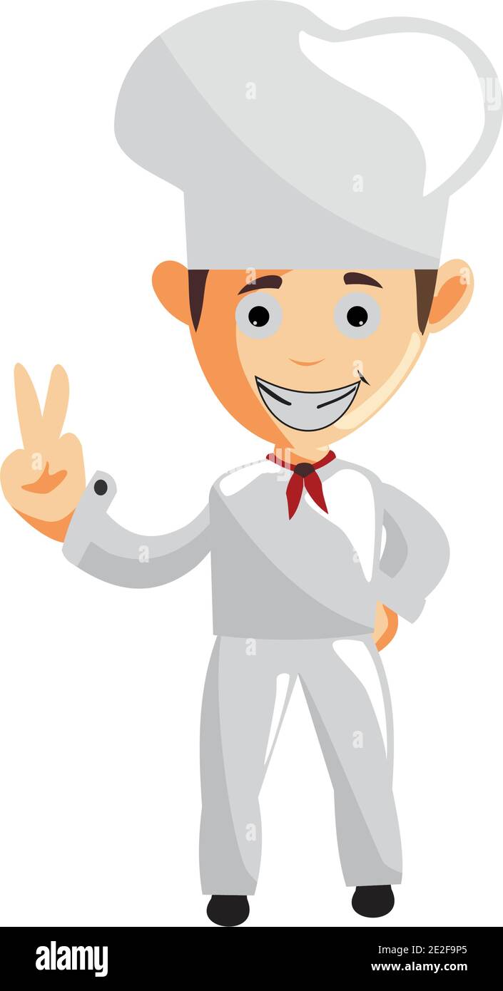 Chef character creation Illustration Template Pose Stock Vector Image ...