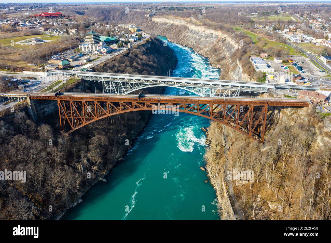 Michigan Central Railway Bridge, Great Gorge Railway Trail and the ...