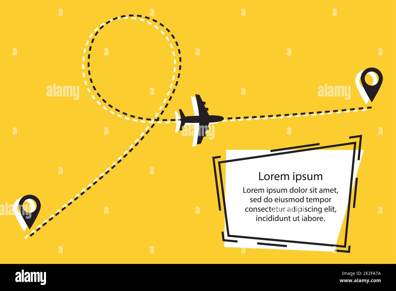 Yellow line route map hi-res stock photography and images - Alamy