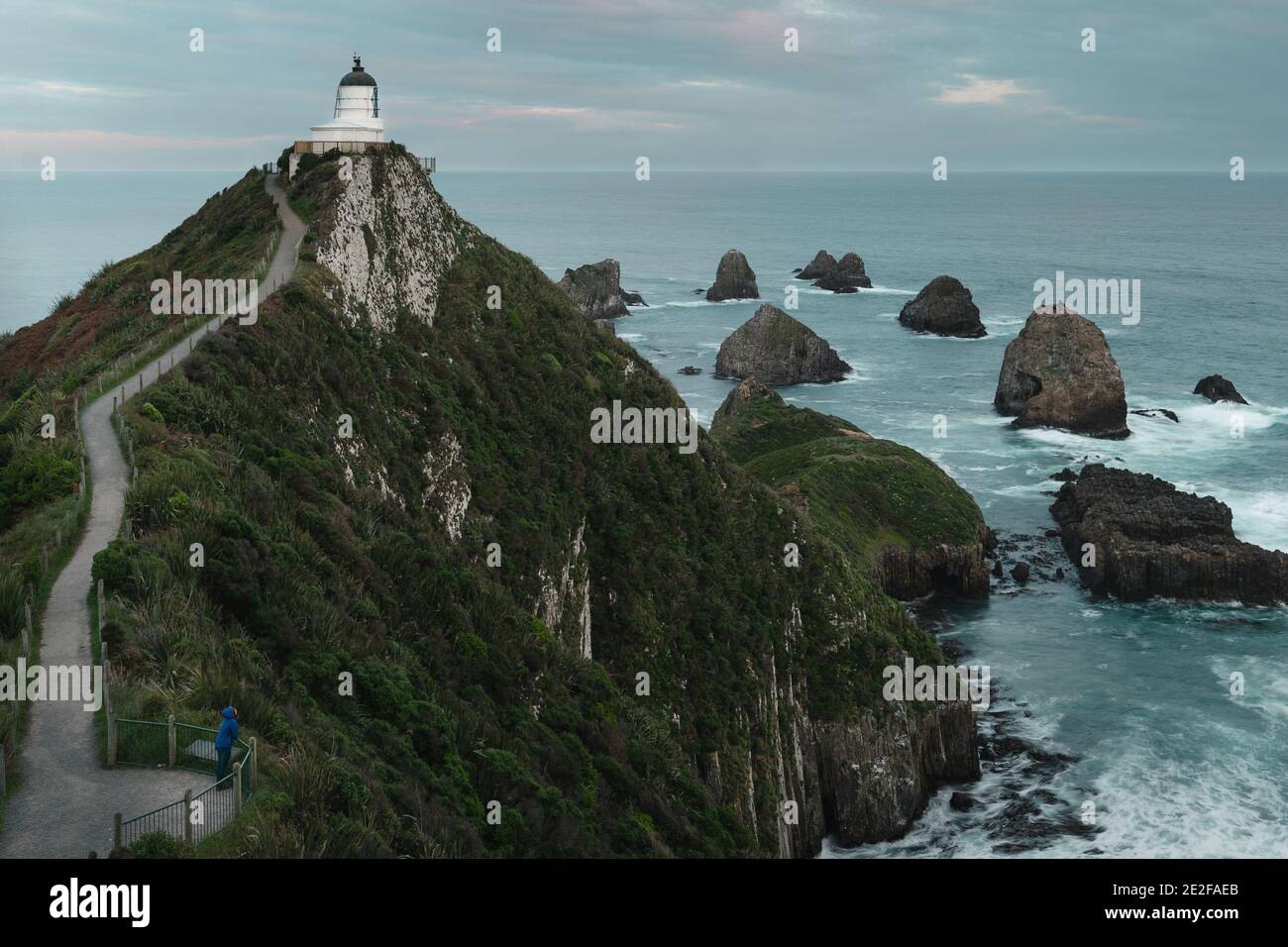 Nugget point lighthouse sunrise hi-res stock photography and images - Alamy