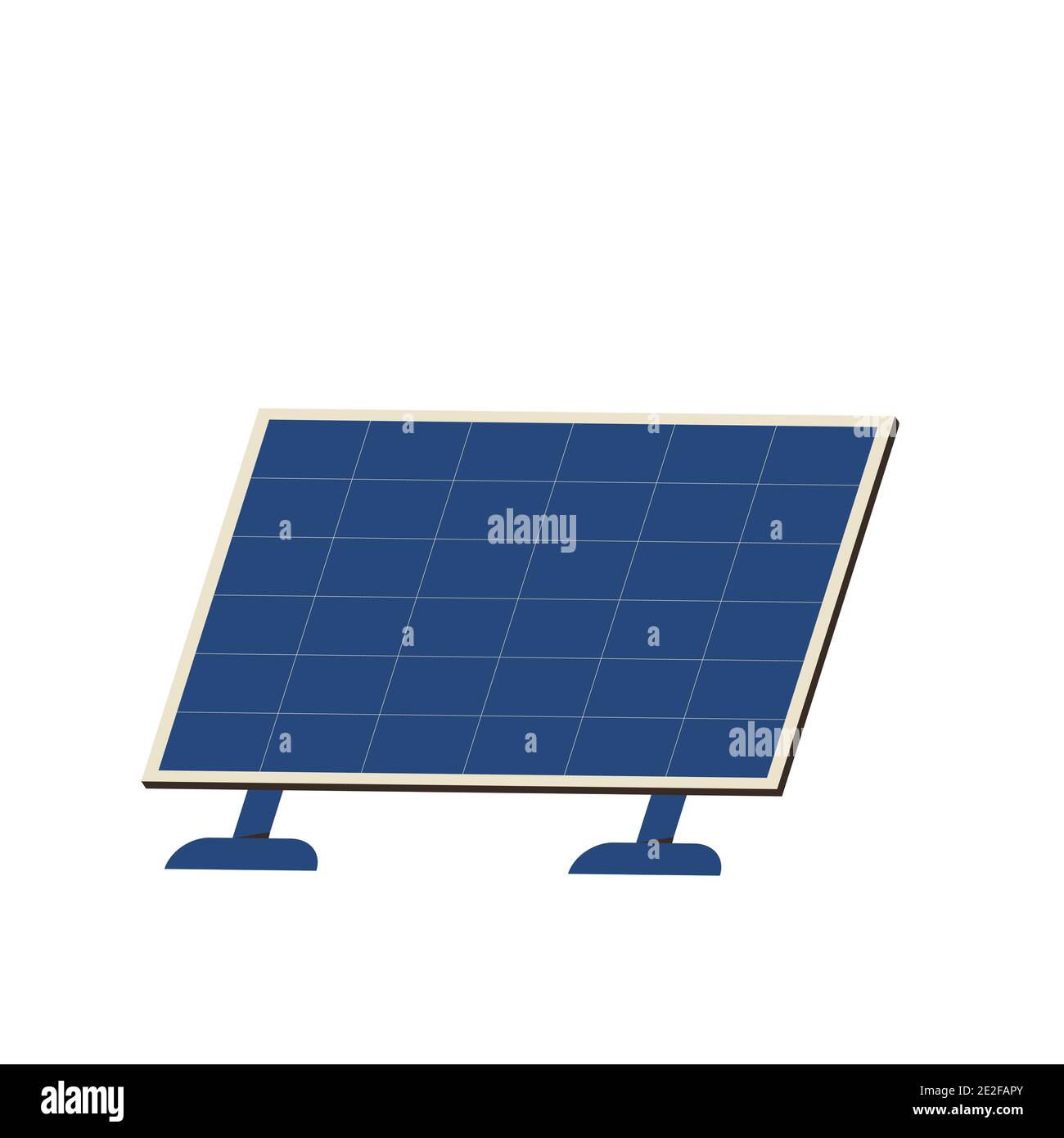 Solar panel. Modul for house isolated on white background. Renewable ...