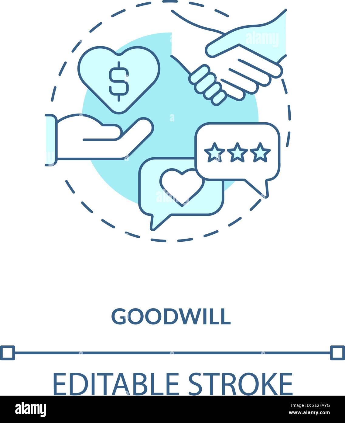 Goodwill concept icon Stock Vector Image & Art - Alamy