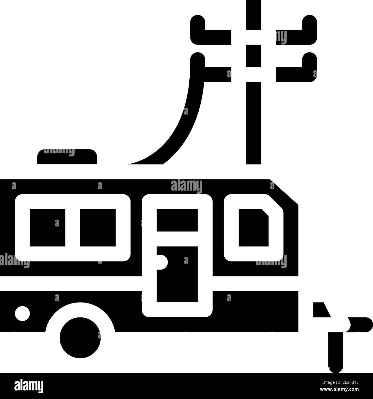 electricity connection mobile home glyph icon vector illustration Stock ... electricity connection mobile home glyph icon vector illustration Stock ...