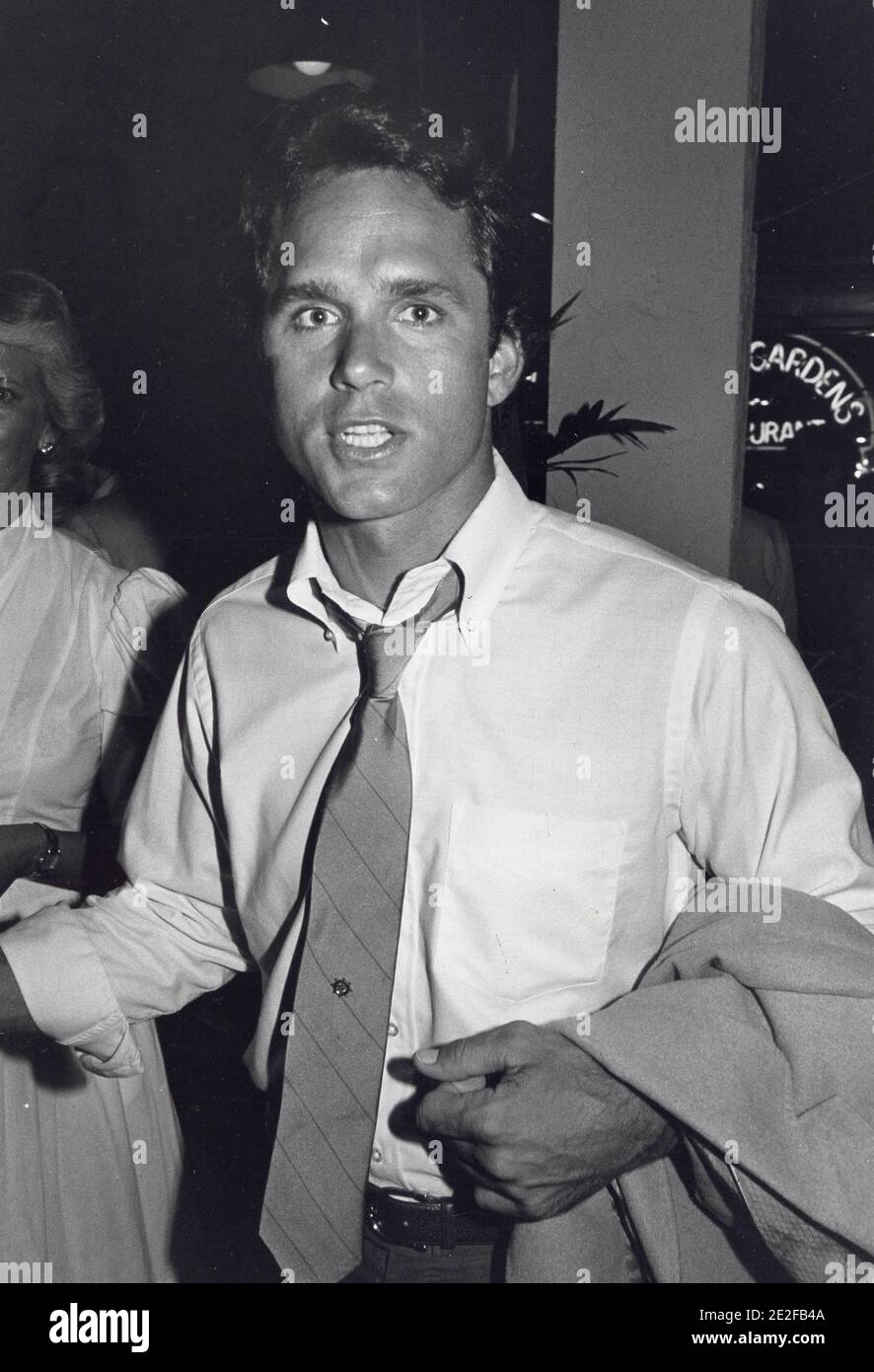 GREGORY HARRISON at the Sunset Gardens party celebrating the opening of ...