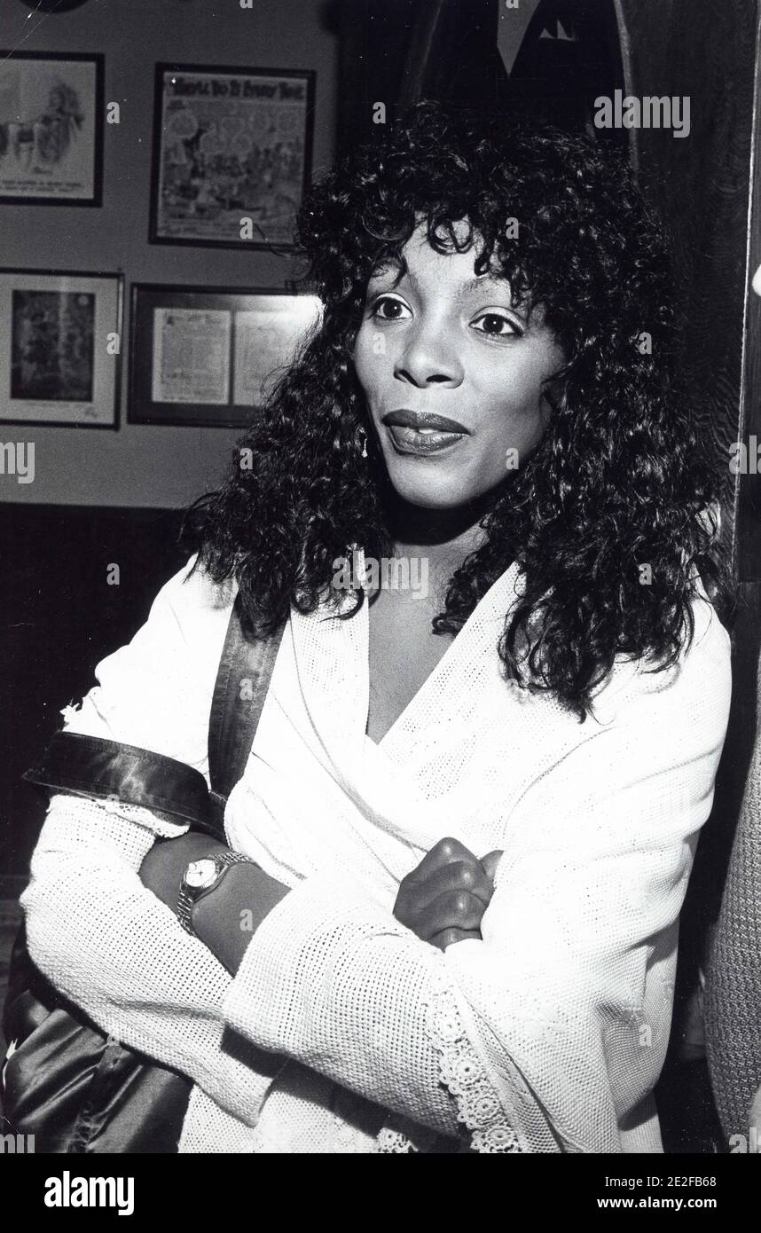 DONNA SUMMER Credit: Ralph Dominguez/MediaPunch Stock Photo - Alamy