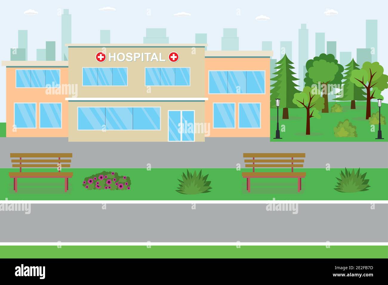 Medical park Stock Vector Images - Alamy