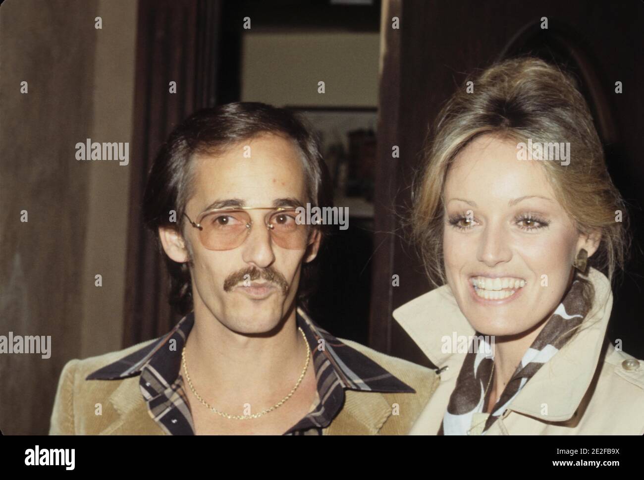 SUSAN ANTON with husband Jack Stein 1978 g6625b Credit: Ralph Dominguez ...