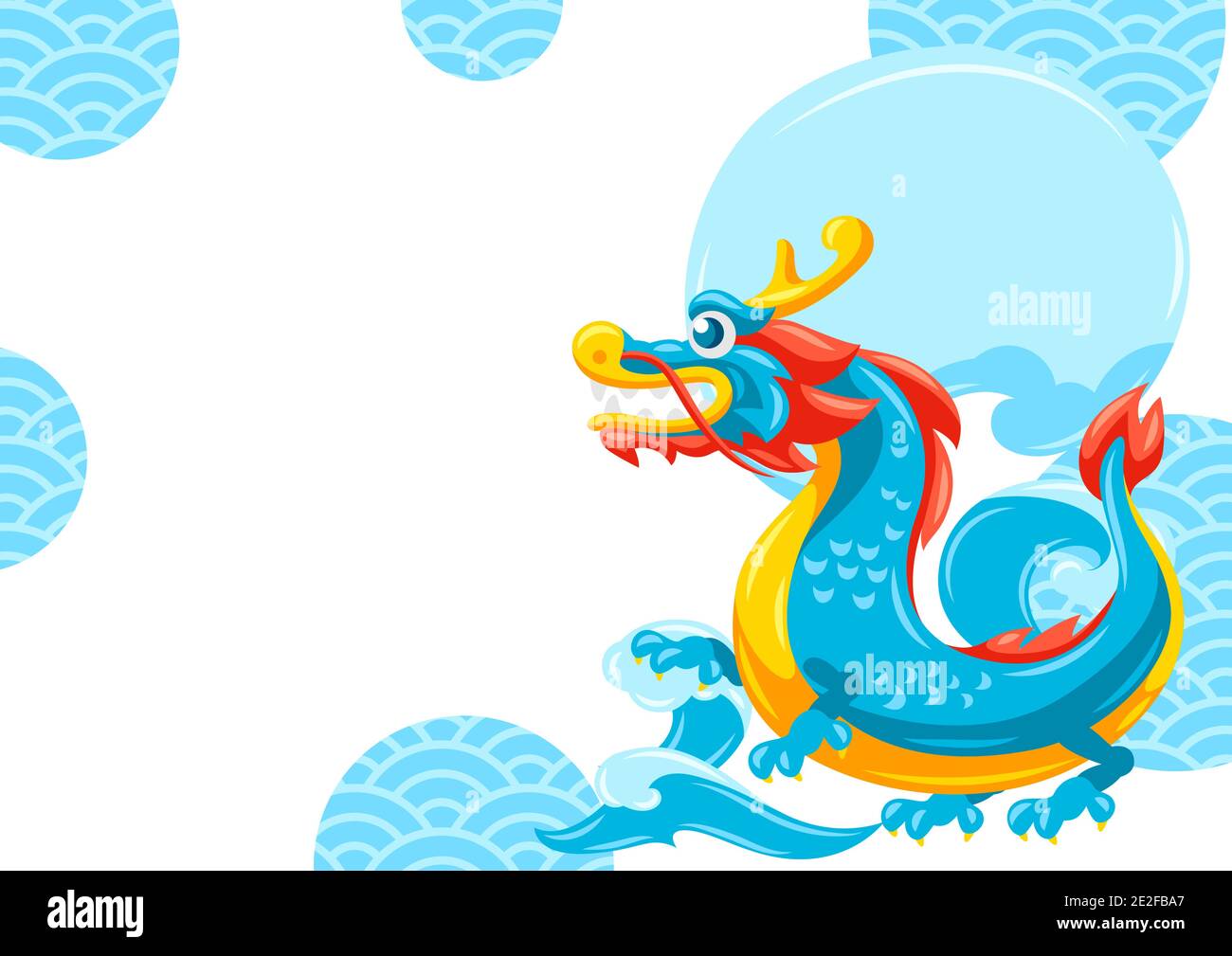Card with Chinese dragon Stock Vector Image & Art - Alamy