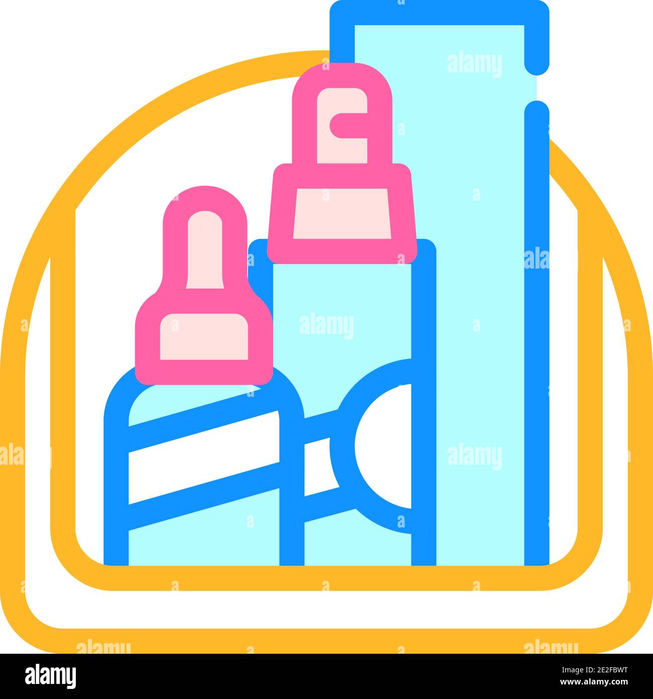 face care kits gift color icon vector illustration Stock Vector Image ...