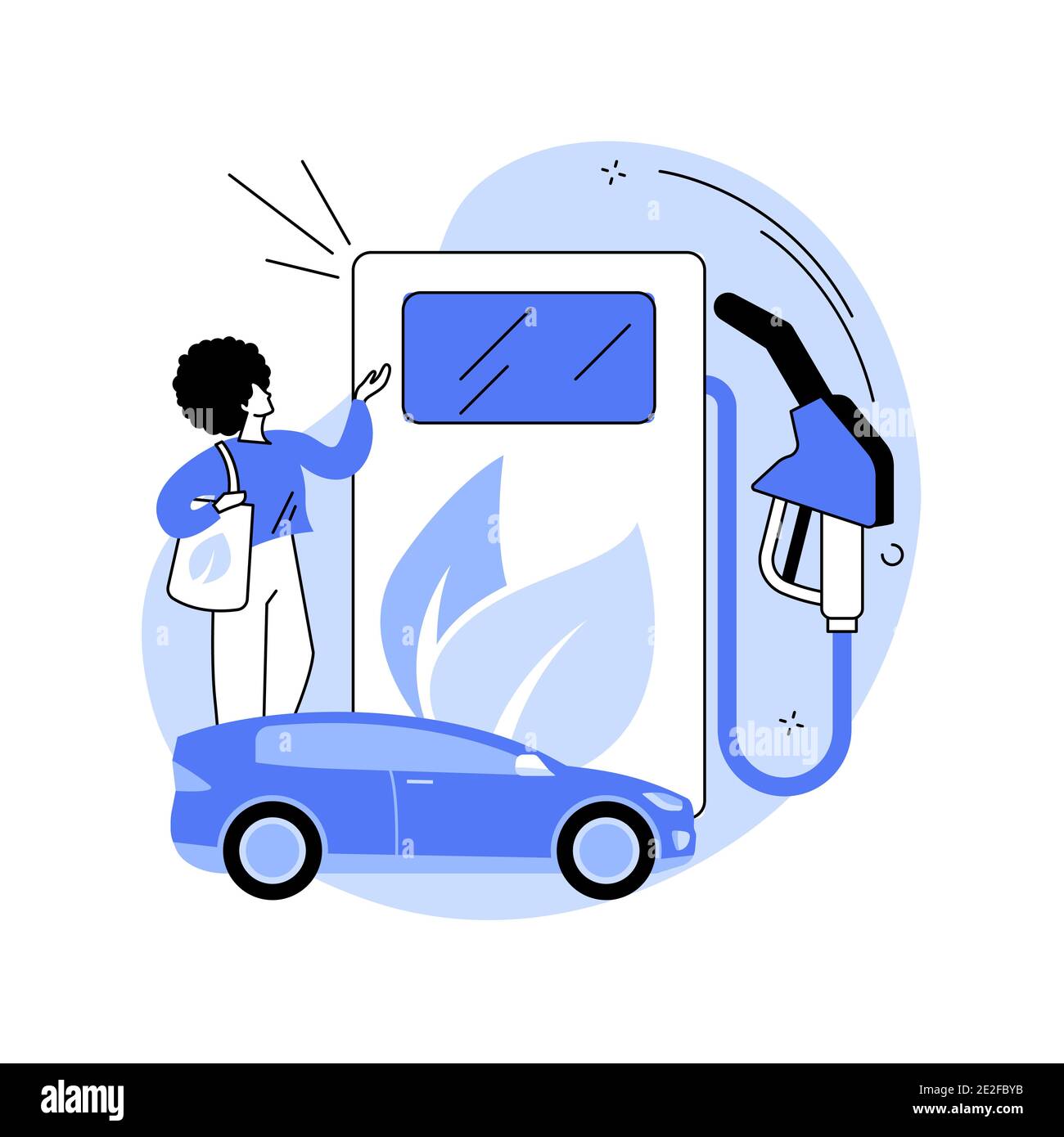 Alternative fuel abstract concept vector illustration Stock Vector ...