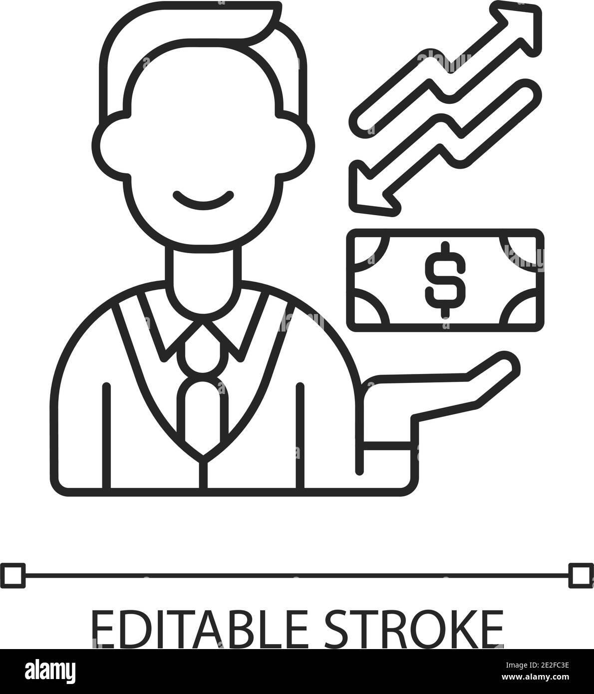 Equity linear icon Stock Vector Image & Art - Alamy