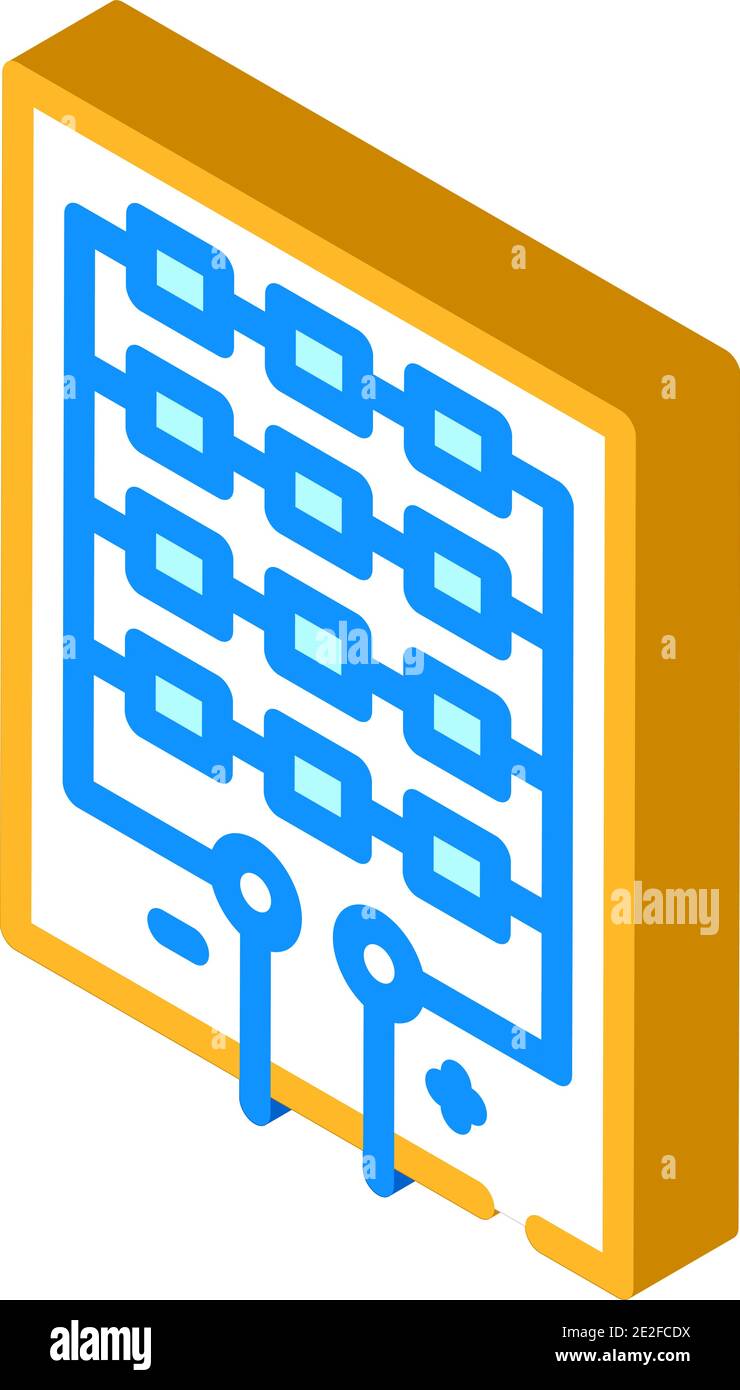 solar panel structure isometric icon vector illustration Stock Vector Image & Art - Alamy