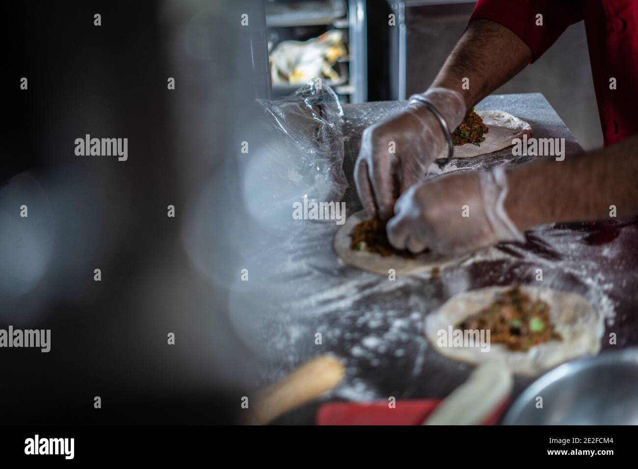Indian chef smiling hi-res stock photography and images - Alamy