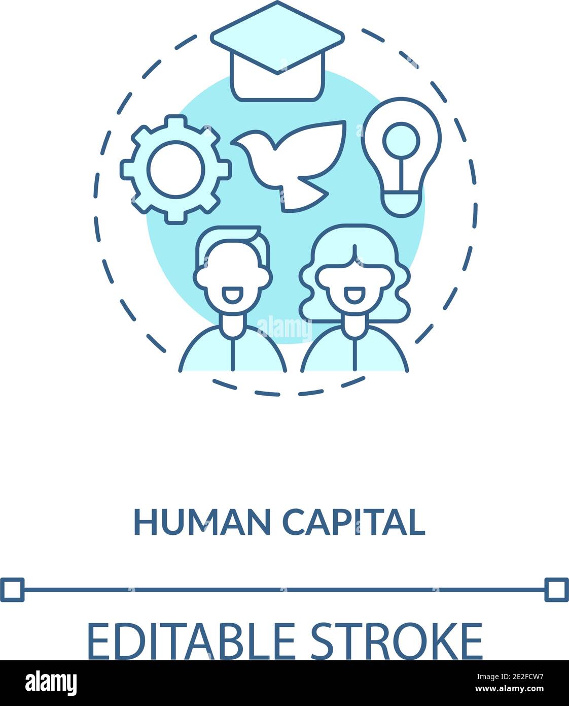 Human capital concept icon Stock Vector Image & Art - Alamy