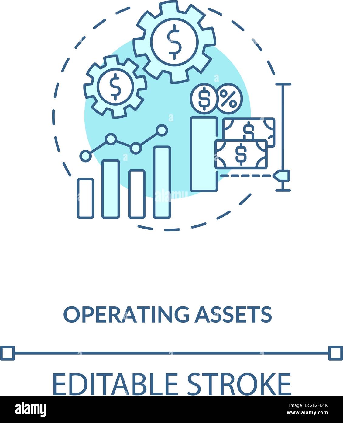 Operating assets concept icon Stock Vector Image & Art - Alamy